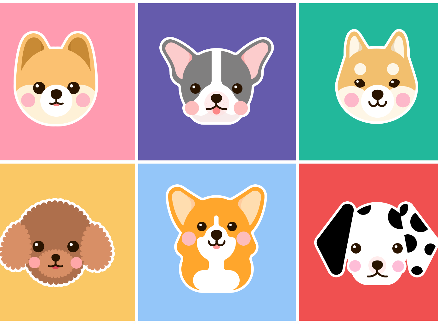 狗狗 萌物 图案设计 ui icon _GODCHILD_MAX-站酷ZCOOL