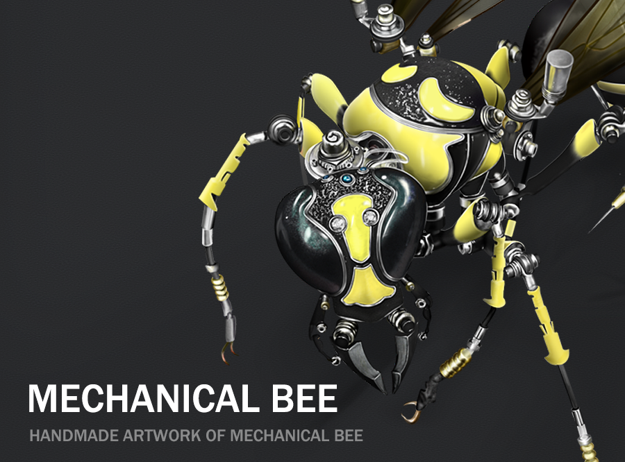Mechanical Bee _JESSIEMOND-站酷ZCOOL