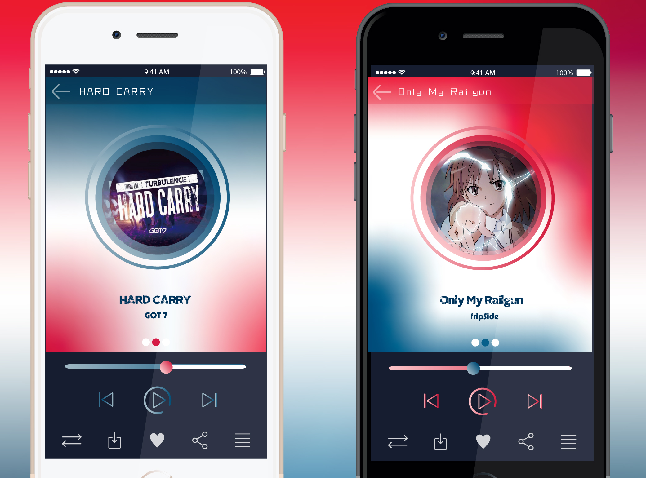 GOT MUSIC音乐播放器_于晓茜-站酷ZCOOL