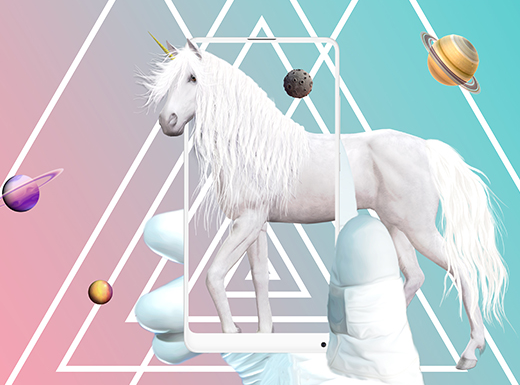 捉住一只独角兽_禾子酱Janet-站酷ZCOOL