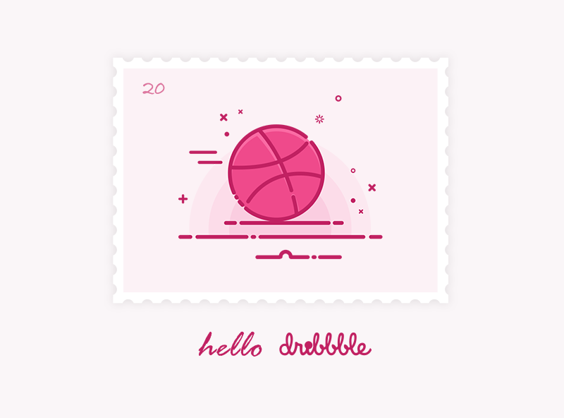 hello dribbble_啊啊啊阿三-站酷ZCOOL