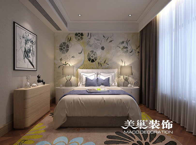 翰林国际城110平简欧风格三室两厅装修需要多少钱_美巢装饰花园路店-站酷ZCOOL