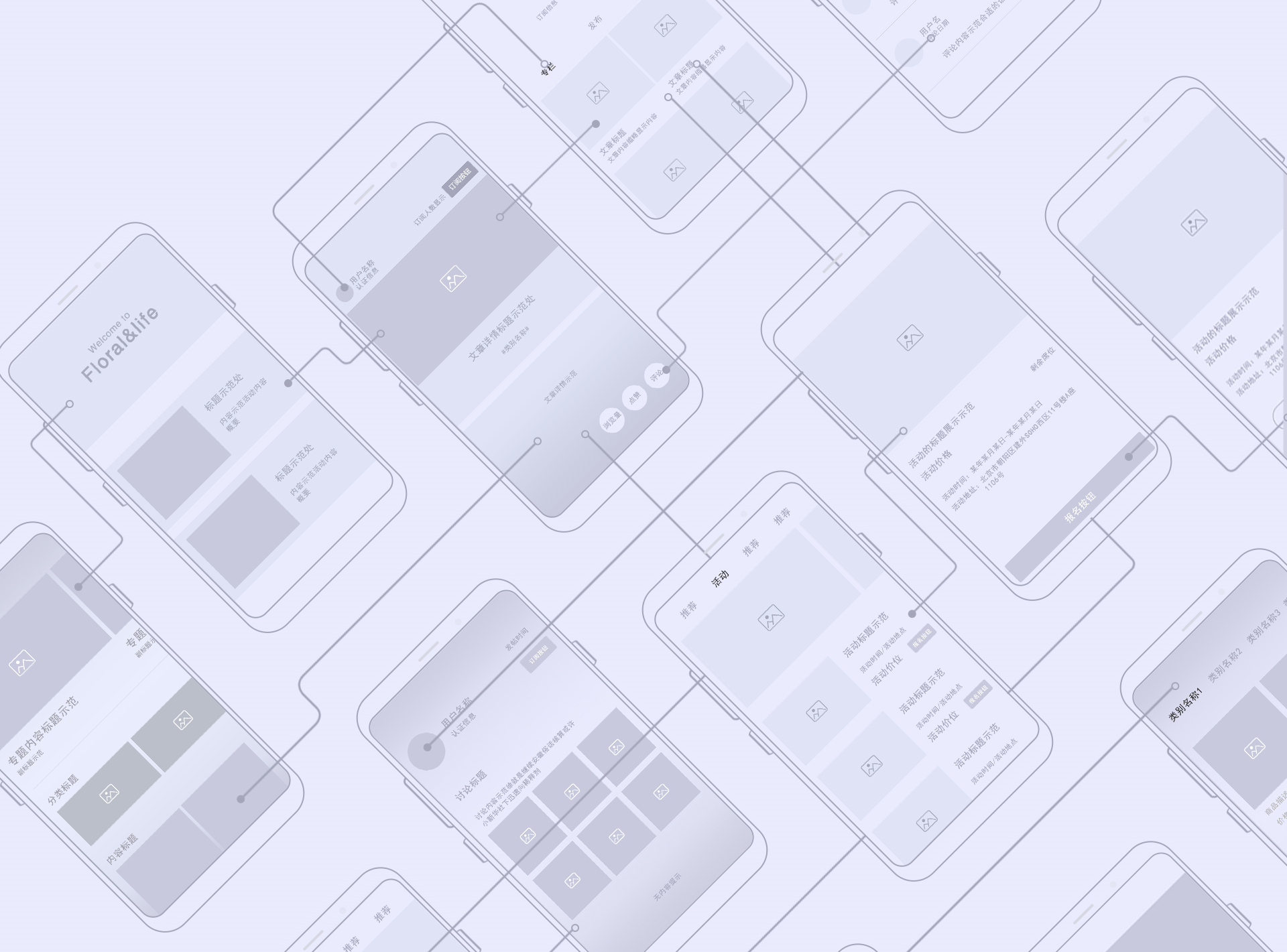 花田小憩app4.5版本迭代_盖盖没营养-站酷ZCOOL