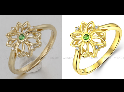 沙弗莱 花瓣 戒指 摄影 +修图_ct2390-站酷ZCOOL