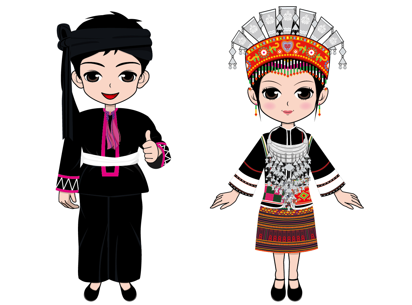 海南-五指山-水满乡-吉祥物-已用_Drawing莹-站酷ZCOOL