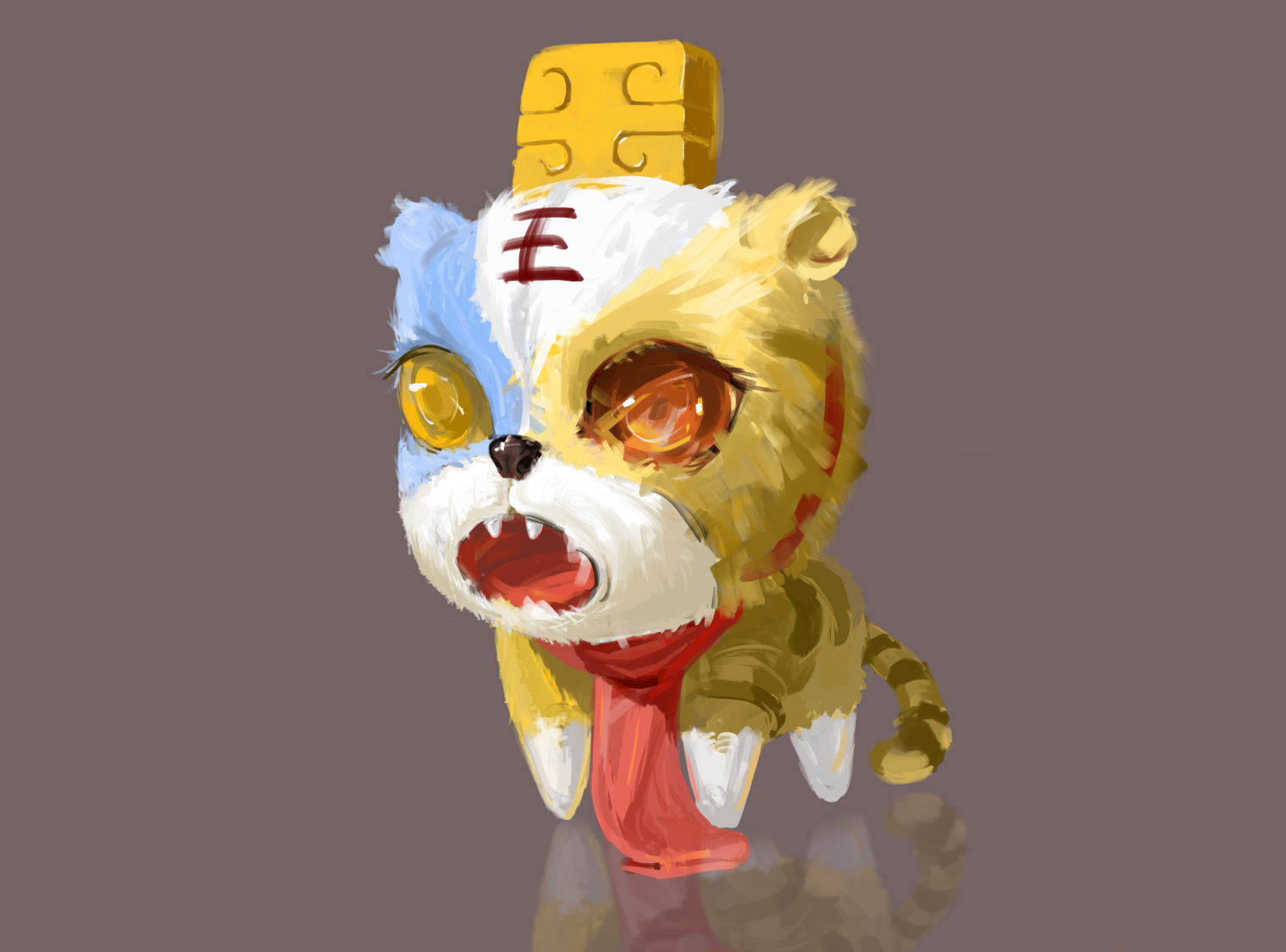 腾讯王卡品牌形象——“虎丸”_BVBG-站酷ZCOOL