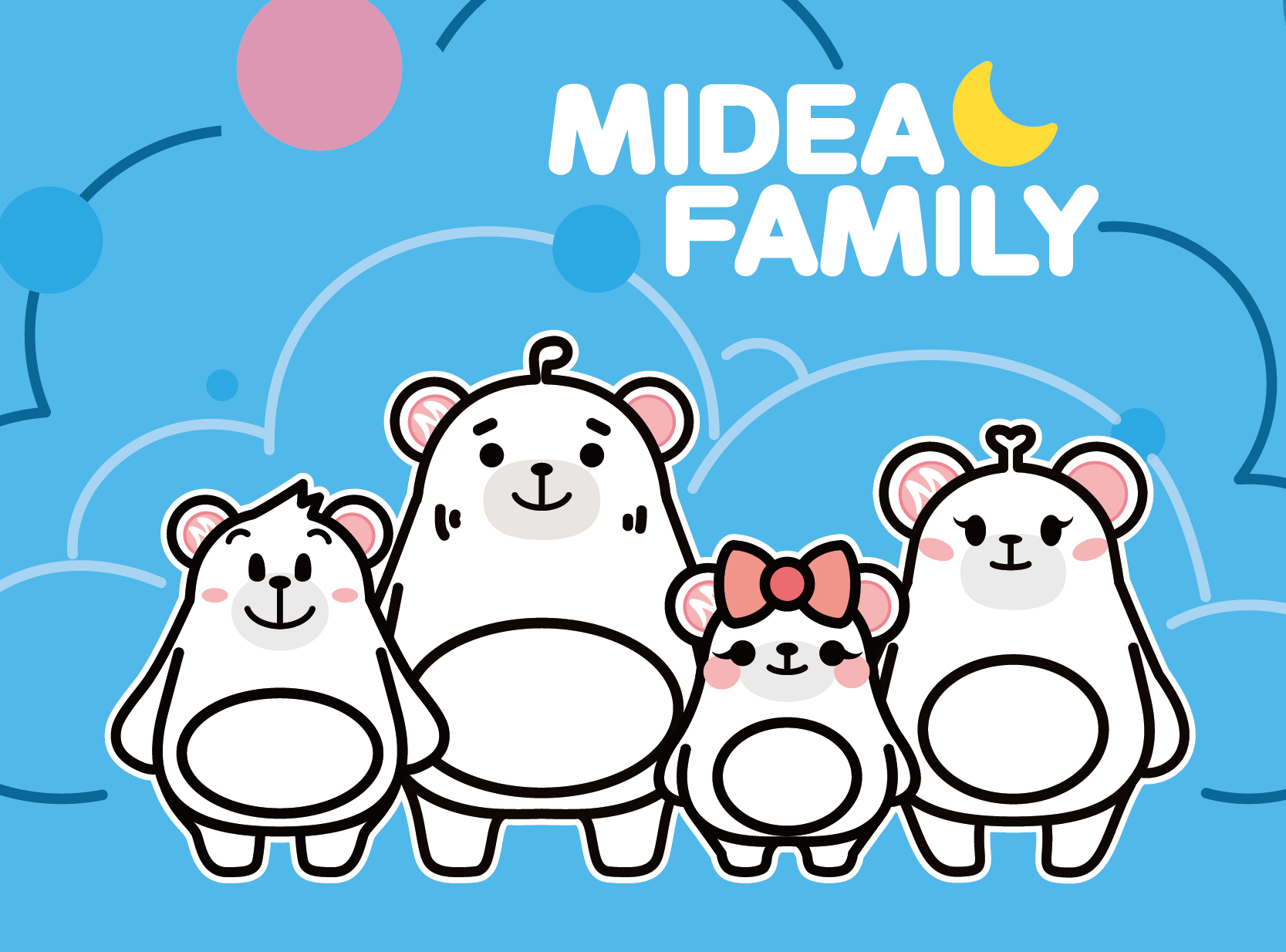 Midea Family·Q版形象设计_TuNn-站酷ZCOOL