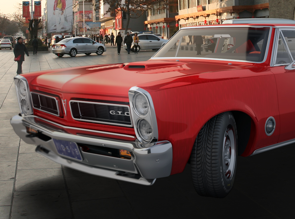 Pontiac GTO | CGI | 渲染 _LIUfzzzz-站酷ZCOOL