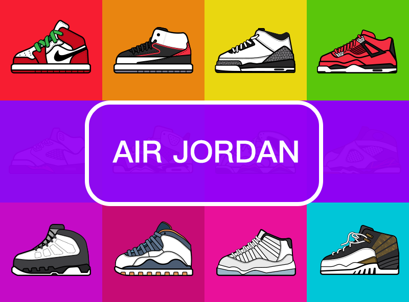 AIR JORDAN系列图标____ZY-站酷ZCOOL