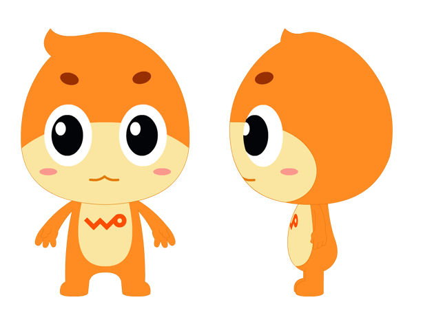 中国联通沃品牌卡通形象设计_Zz小雨点-站酷ZCOOL