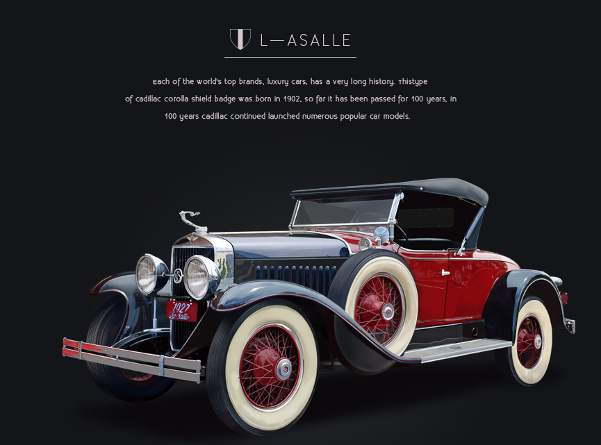 1927款凯迪拉克LaSalle_meiercc-站酷ZCOOL