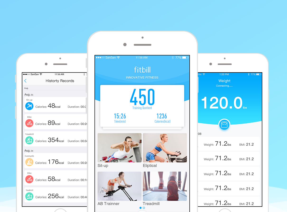 fitbill健身app_vicky_xia-站酷ZCOOL