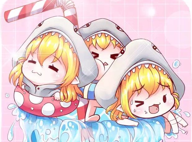 斗鱼鲨鱼娘壁纸系列3_Misa酱-站酷ZCOOL