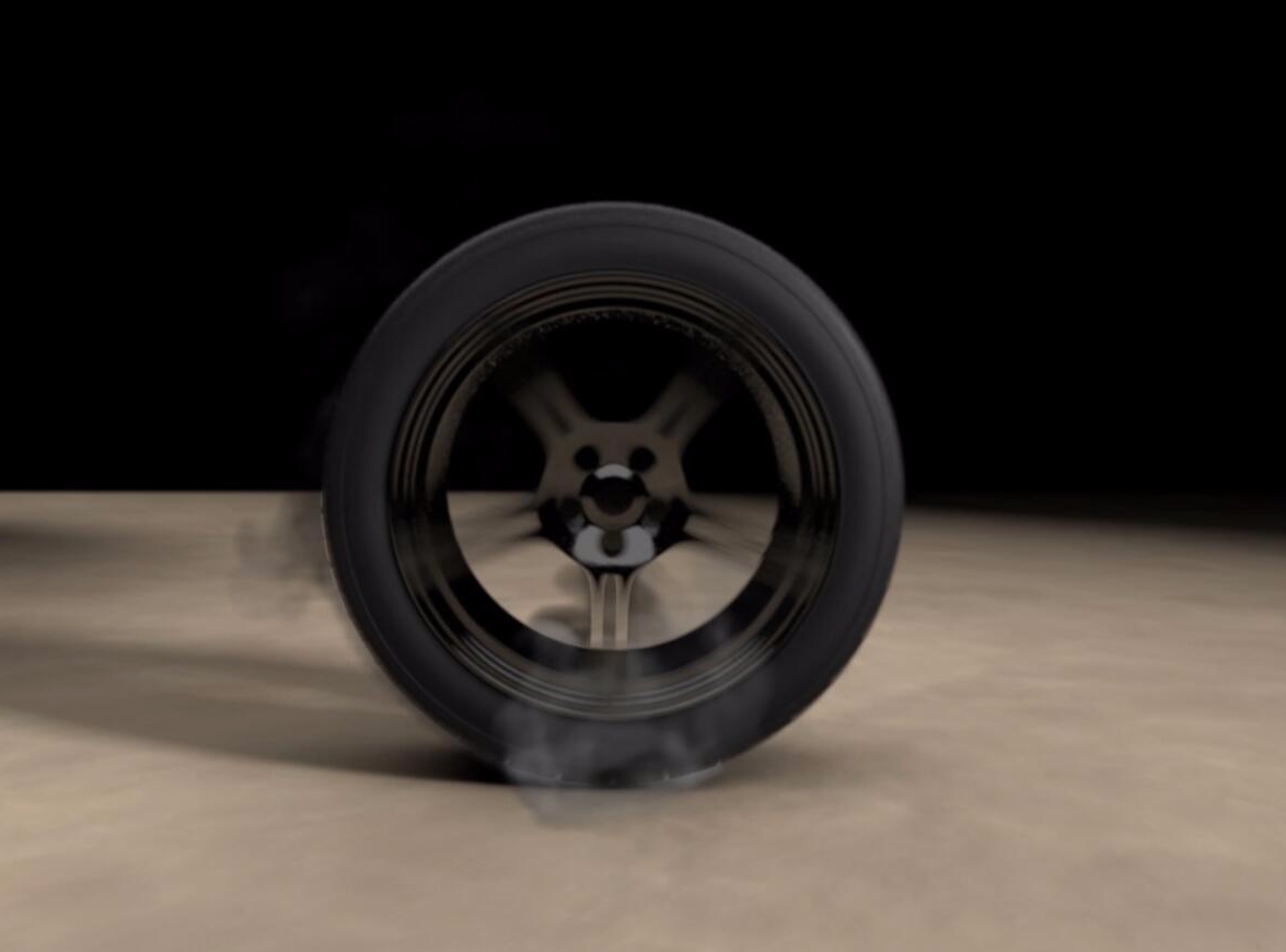 C4D TFD轮胎烟雾制作_此珅非彼生-站酷ZCOOL