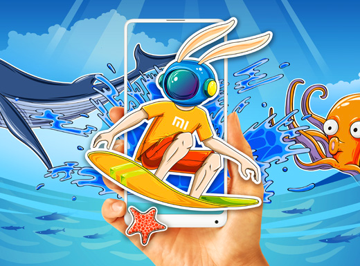 小米海报参赛作品—总有精彩际遇（海洋篇）_Daniel_mo-站酷ZCOOL