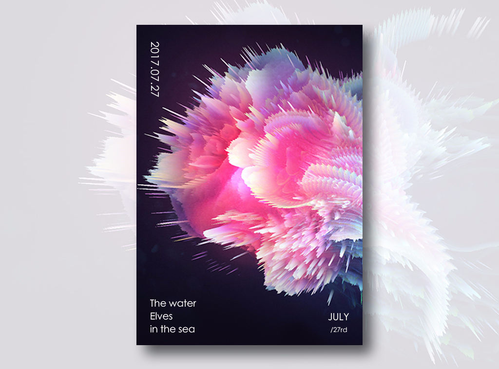 ps3D海报练习_废铁古灵-站酷ZCOOL