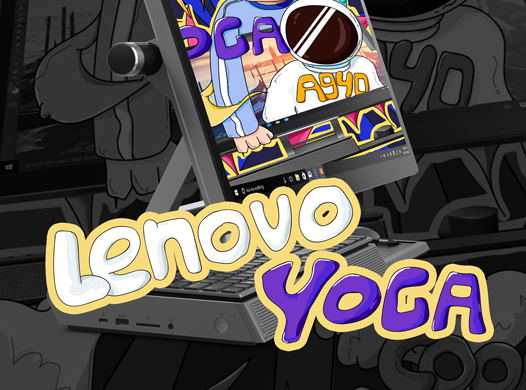 【Illustrations】秃头设计师致敬创意-Lenovo YOGA_一吨鲸鱼又-站酷ZCOOL