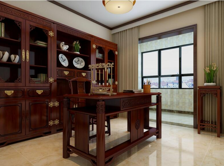 开祥御龙城140平三室两厅中式风格装修需要多少钱_美巢装饰花园路店-站酷ZCOOL