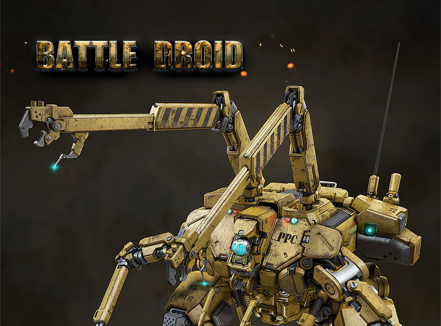 Battle droid_Carlos_P-站酷ZCOOL