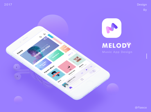 Melody Music App 概念设计_Fiasc1-站酷ZCOOL