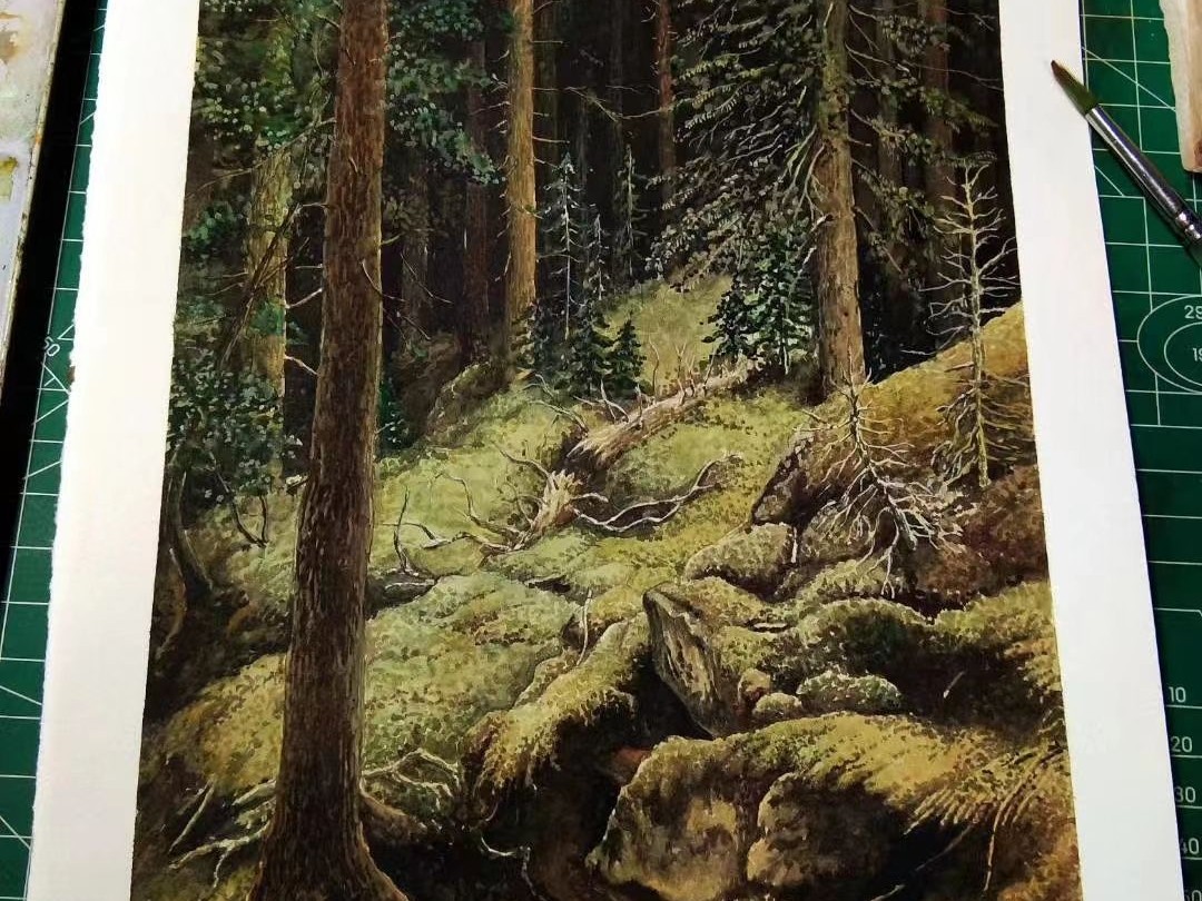 水彩风格_ku米55-站酷ZCOOL