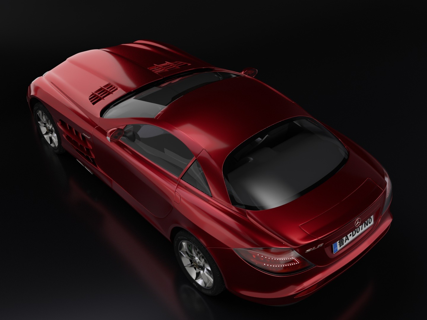 cinema 4d Arnold Mercedes-Benz_ystalk-站酷ZCOOL