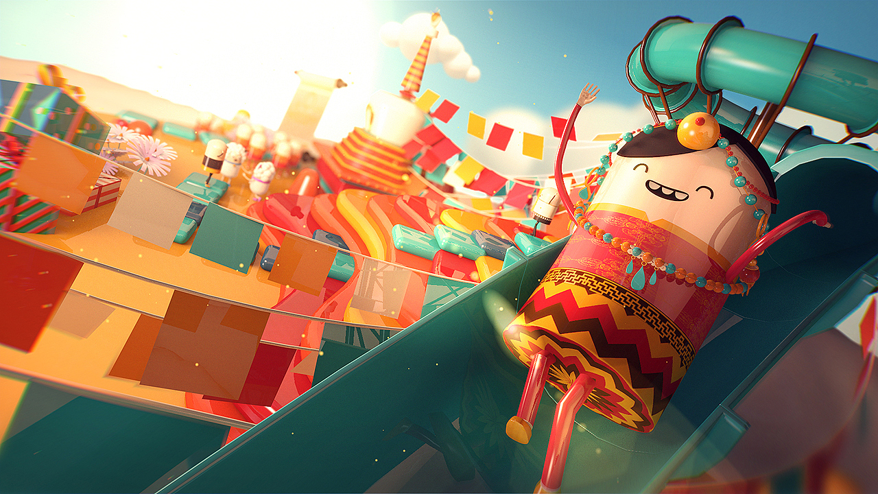 西藏卫视《邦锦梅朵》片头_Poyo-站酷ZCOOL