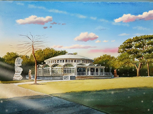 水彩华农大_TK摊开-站酷ZCOOL