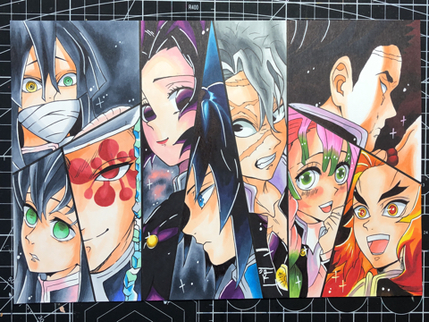 鬼灭之刃手绘作品展示_周阿政-站酷ZCOOL