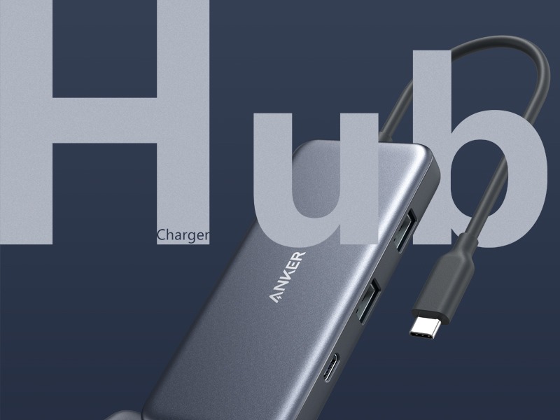 ANKER HUB | 产品3D渲染表现_ANKER创新-站酷ZCOOL