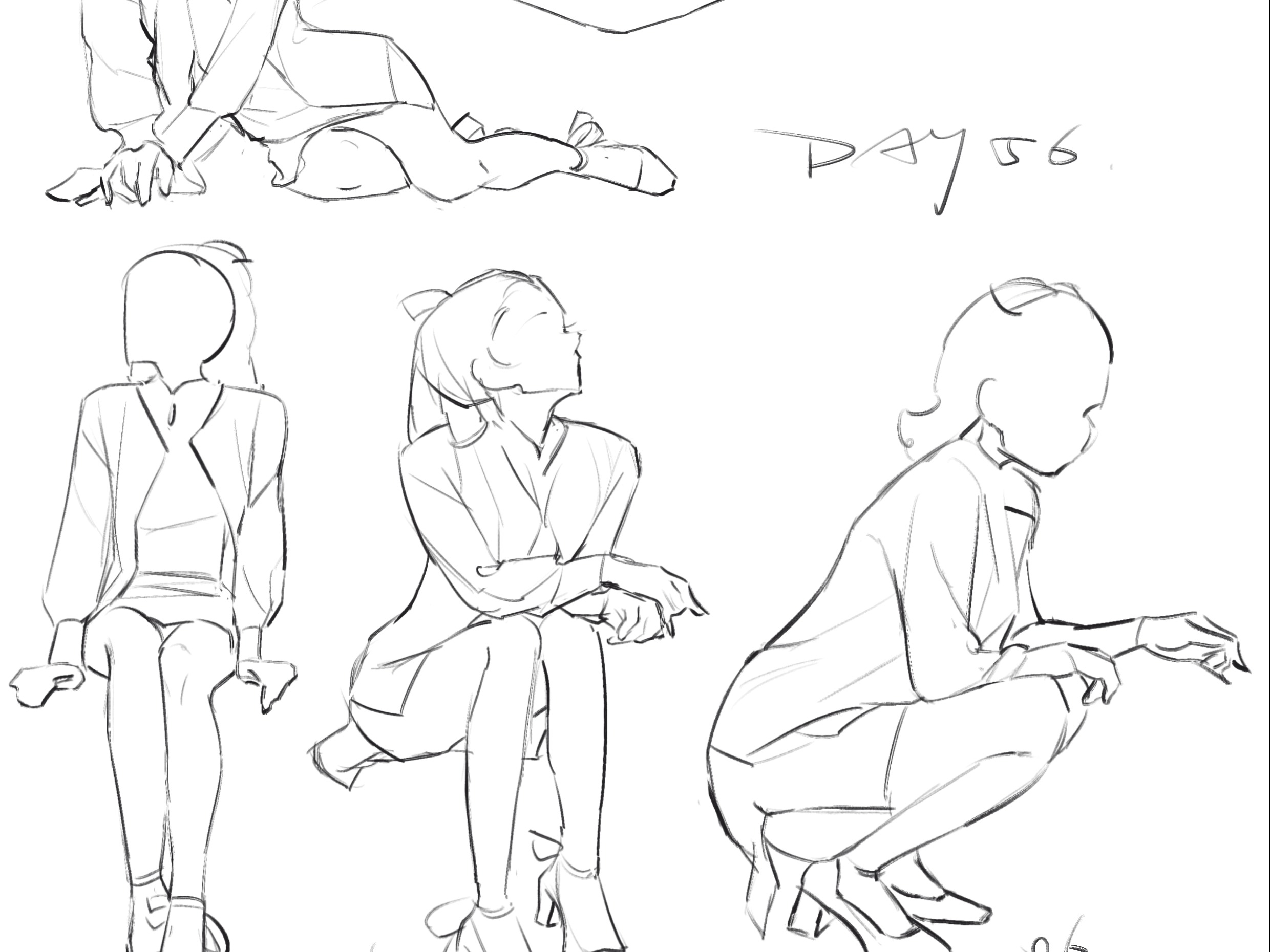 #速写60天挑战赛# @速写班长 DAY56_吸血博美犬-站酷ZCOOL