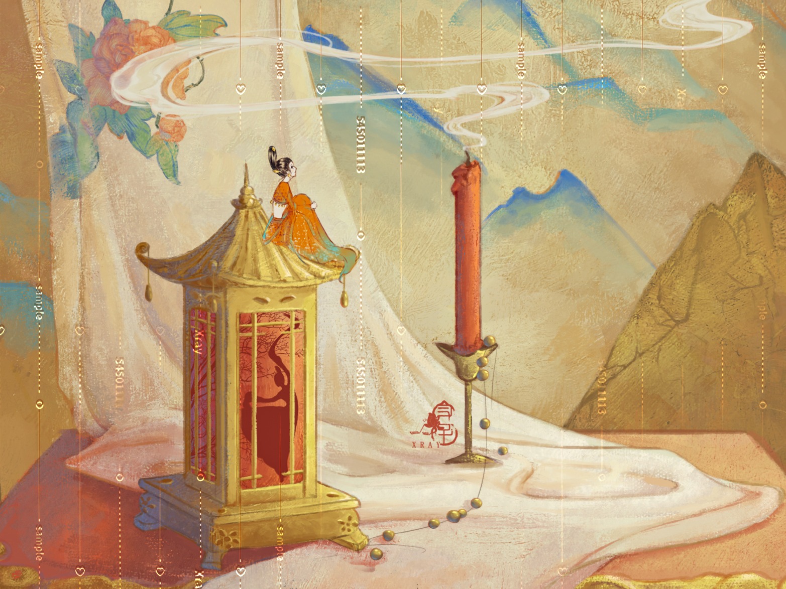 有灵-静夜思_xraycha-站酷ZCOOL