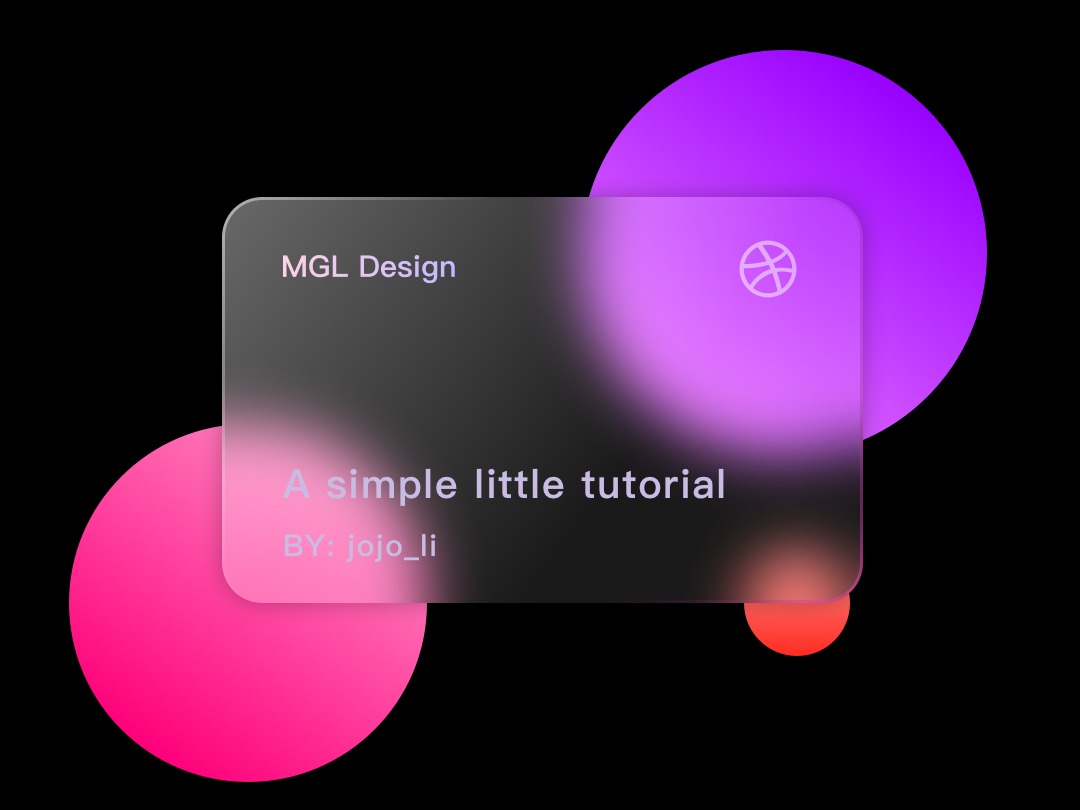 玻璃拟态效果_Joco_M-站酷ZCOOL