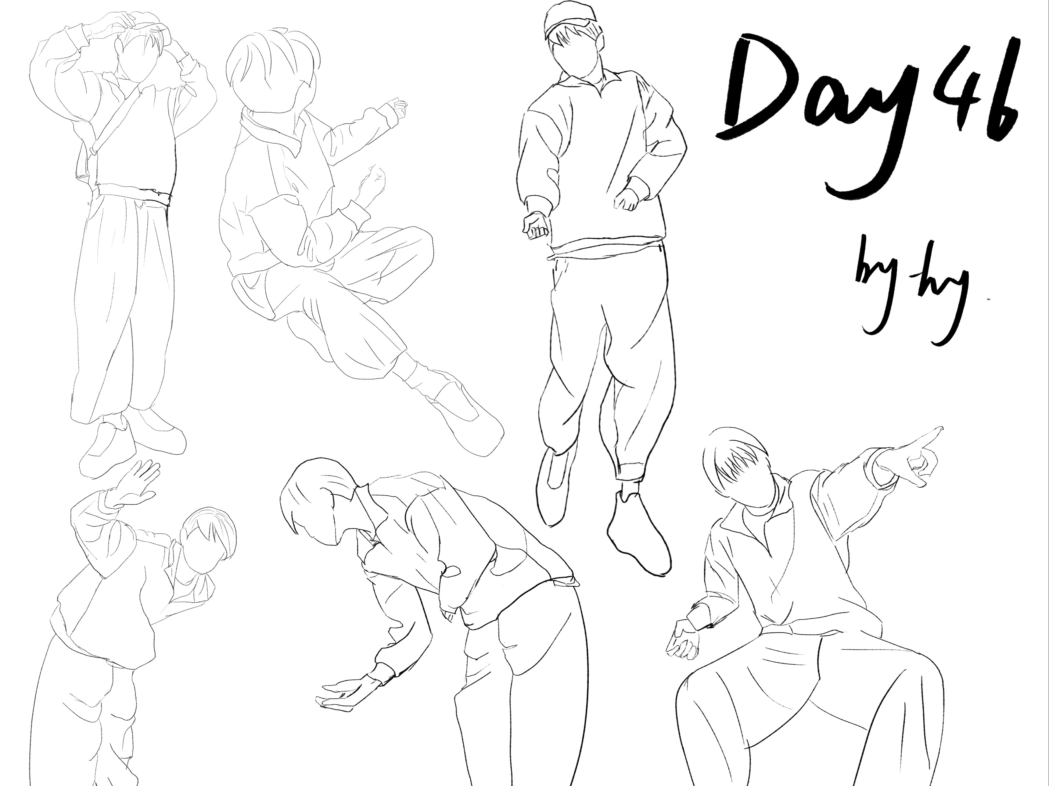 #速写60天挑战赛#Day46@速写班长_咸鱼干设计-站酷ZCOOL