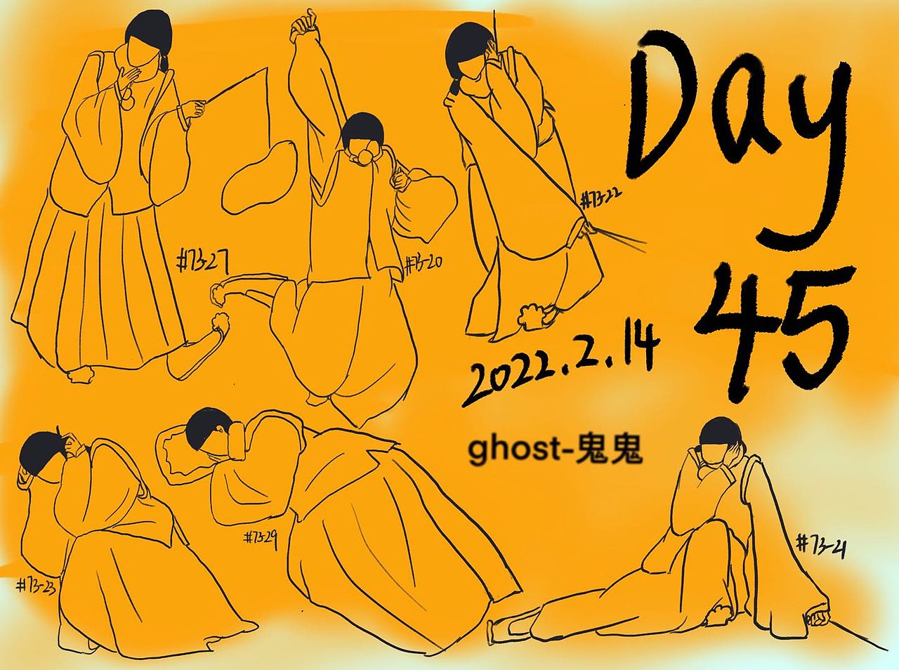 #速写60天挑战赛# Day45@速写班长 _kghost-站酷ZCOOL