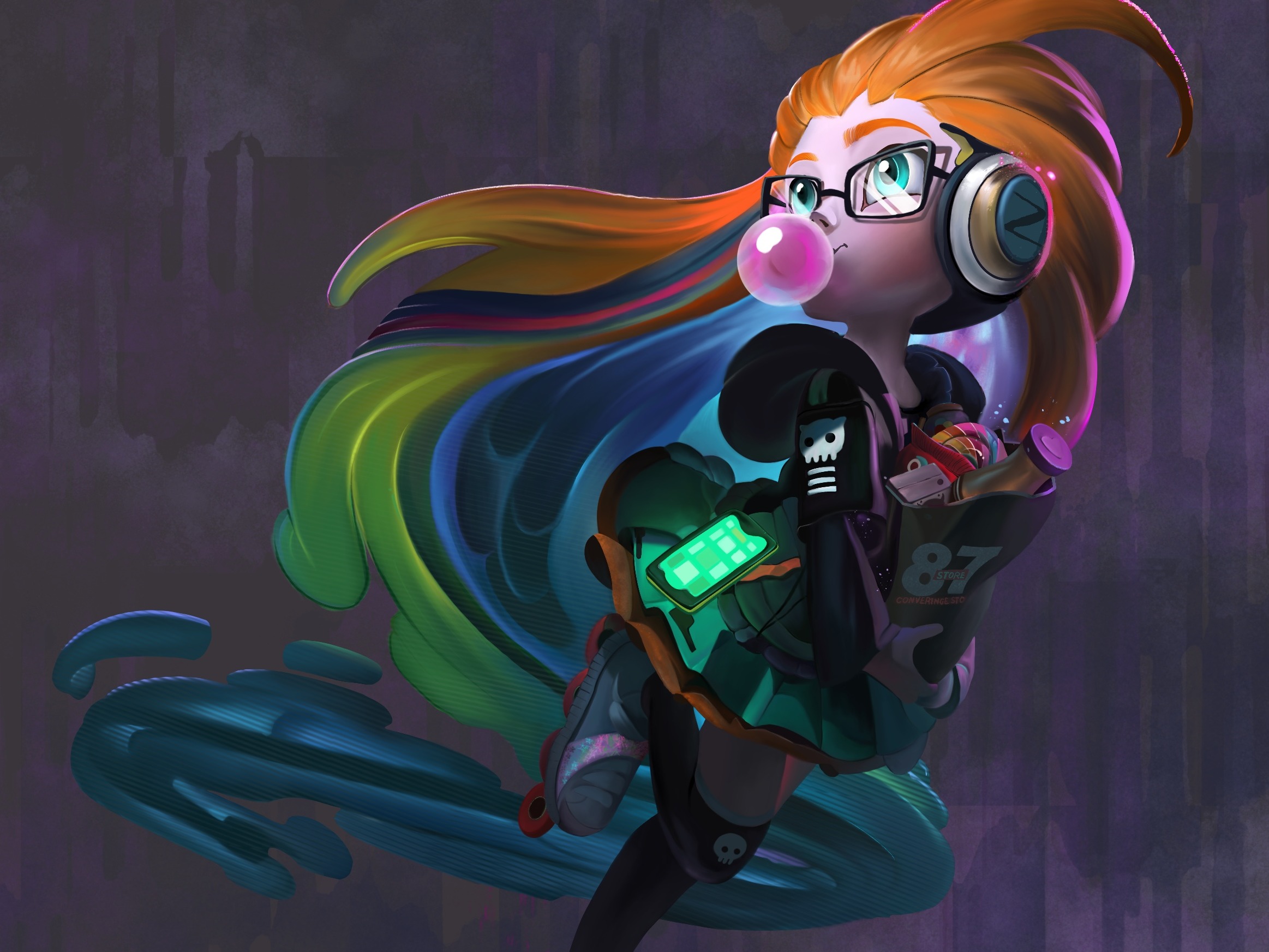 临摹LOL 英雄联盟佐伊_羊咩咩cnc-站酷ZCOOL