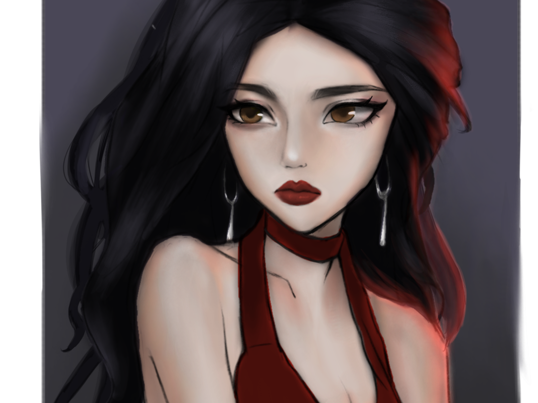 人物半身画练习_玫湫-站酷ZCOOL