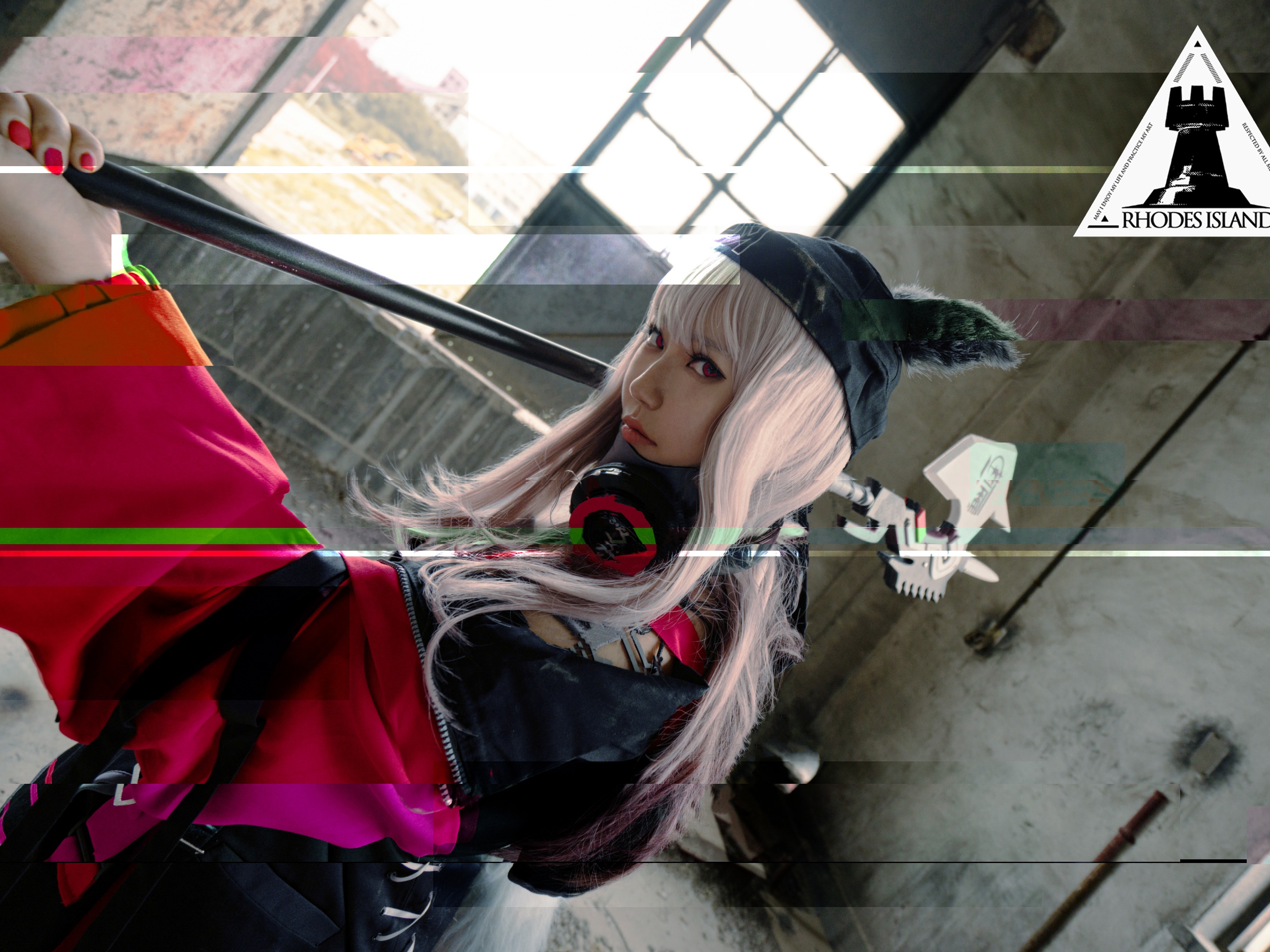 【cosplay】明日方舟-霜叶cos_半瞳Hitomi-站酷ZCOOL