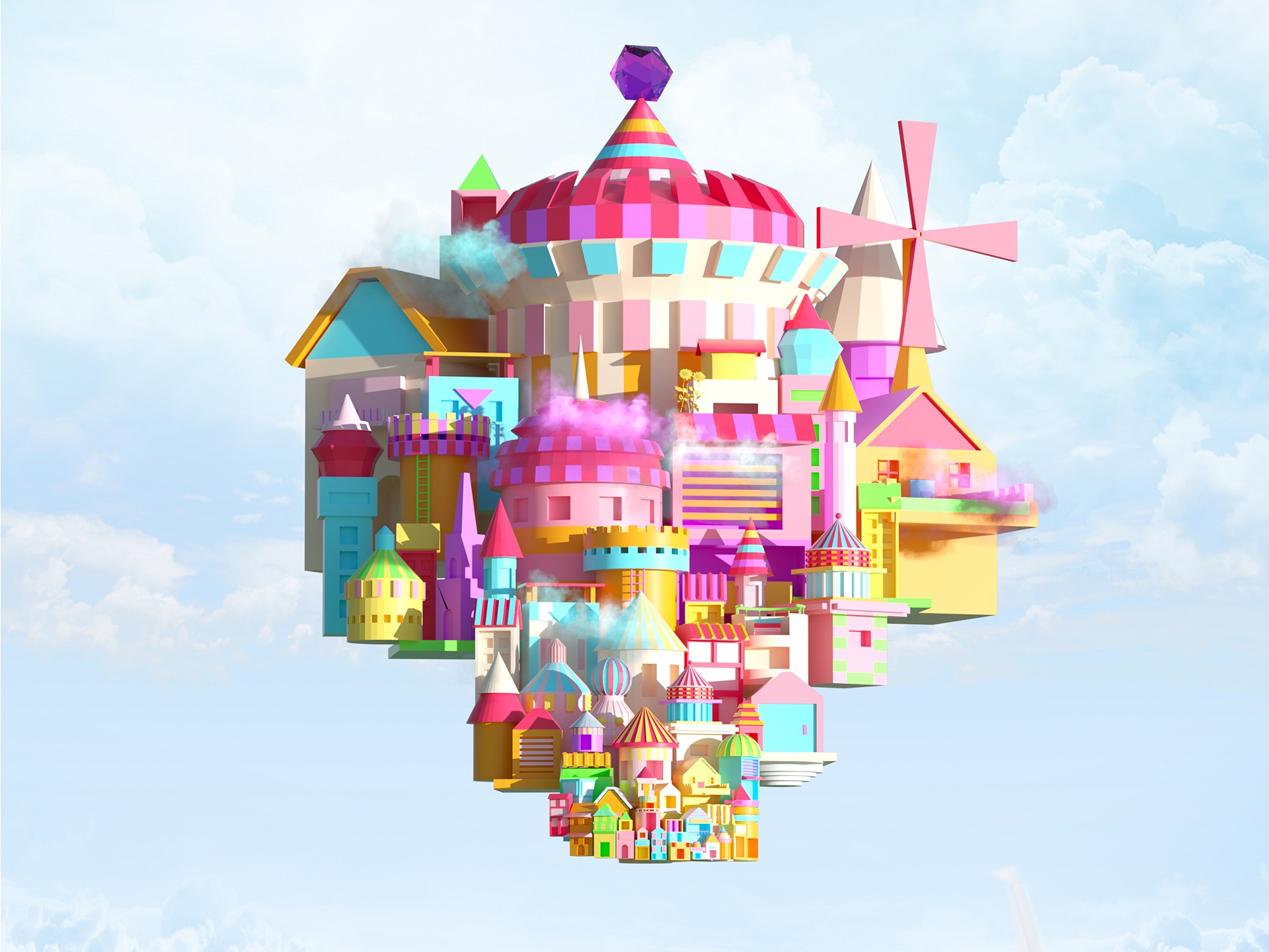 空之城 _西瓜Gy-站酷ZCOOL