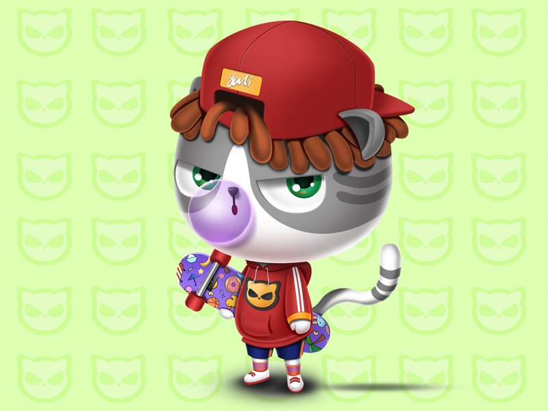 个人IP— 喵小离_郁离YULI-站酷ZCOOL