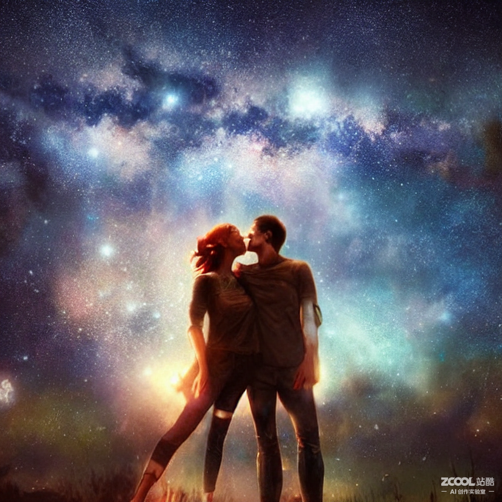 #AI创作实验室#情侣，星空，浪漫_ACE董-站酷ZCOOL
