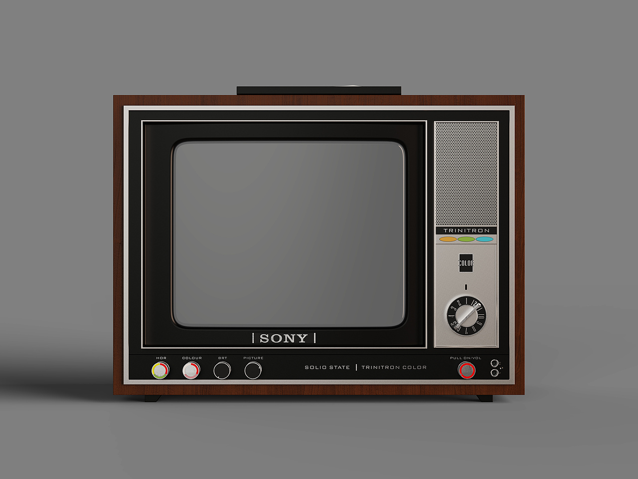 SONY Trinitron KV-1310.特丽珑彩色电视机_水瓶座洋叔-站酷ZCOOL