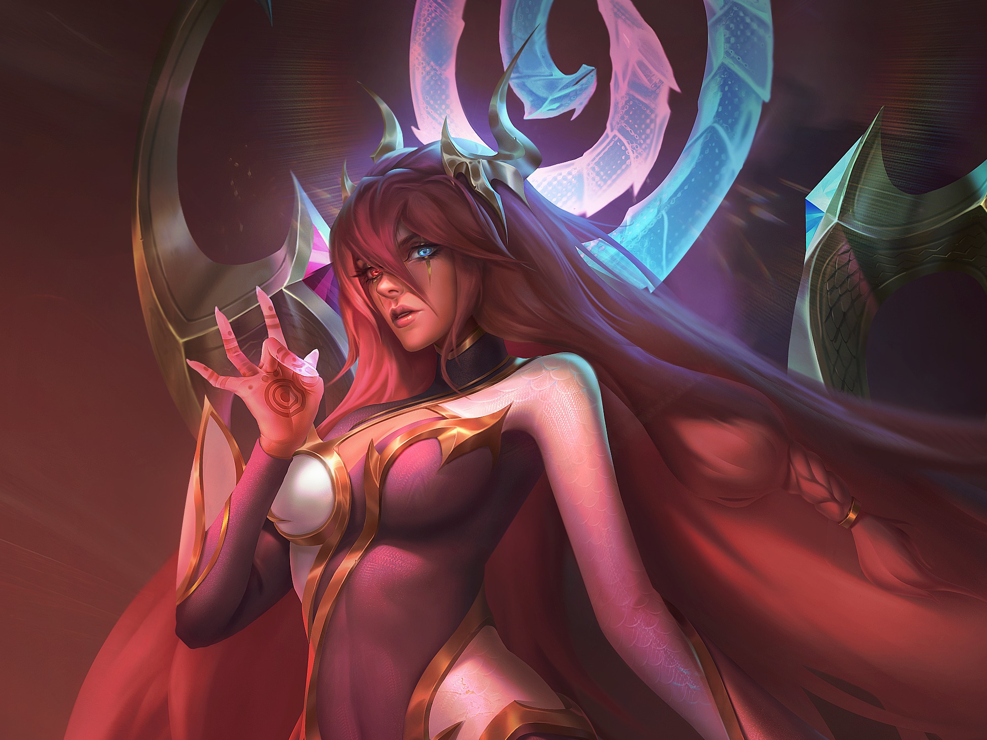 LOL同人 神龙尊者 卡尔玛_閃時WU-站酷ZCOOL