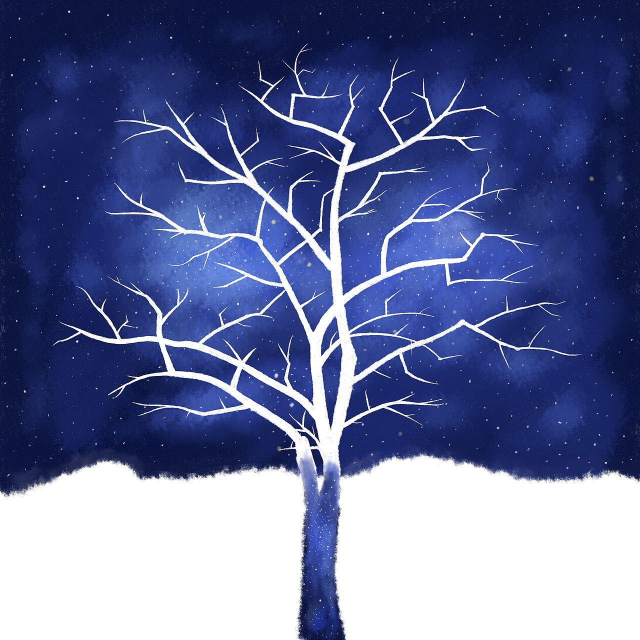 星空与树_ZA辣味虎鲸-站酷ZCOOL