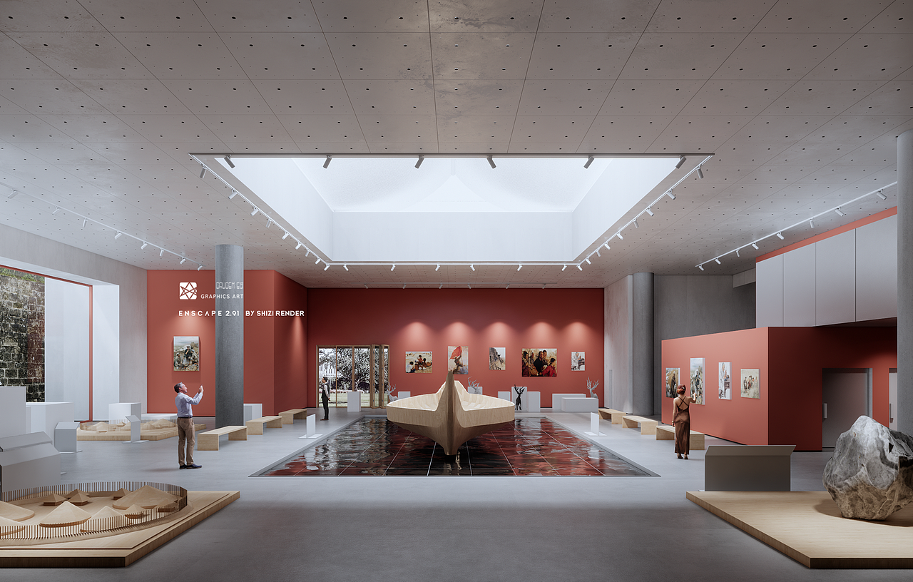 Enscape空间合集|三维|建筑/空间|十字Crus_原创作品-站酷ZCOOL