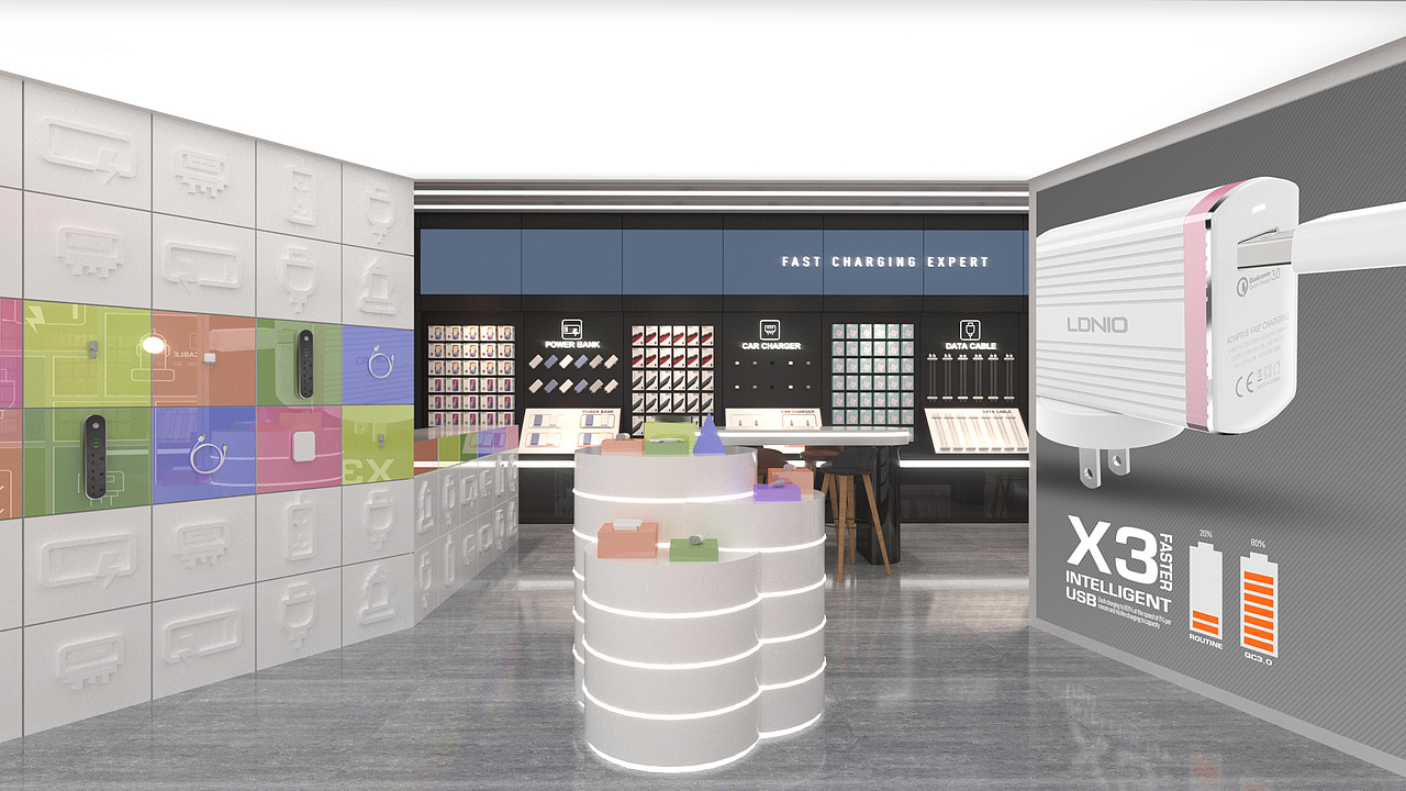 3C店面|空间|家装设计|哈维设计工作室_原创作品-站酷ZCOOL