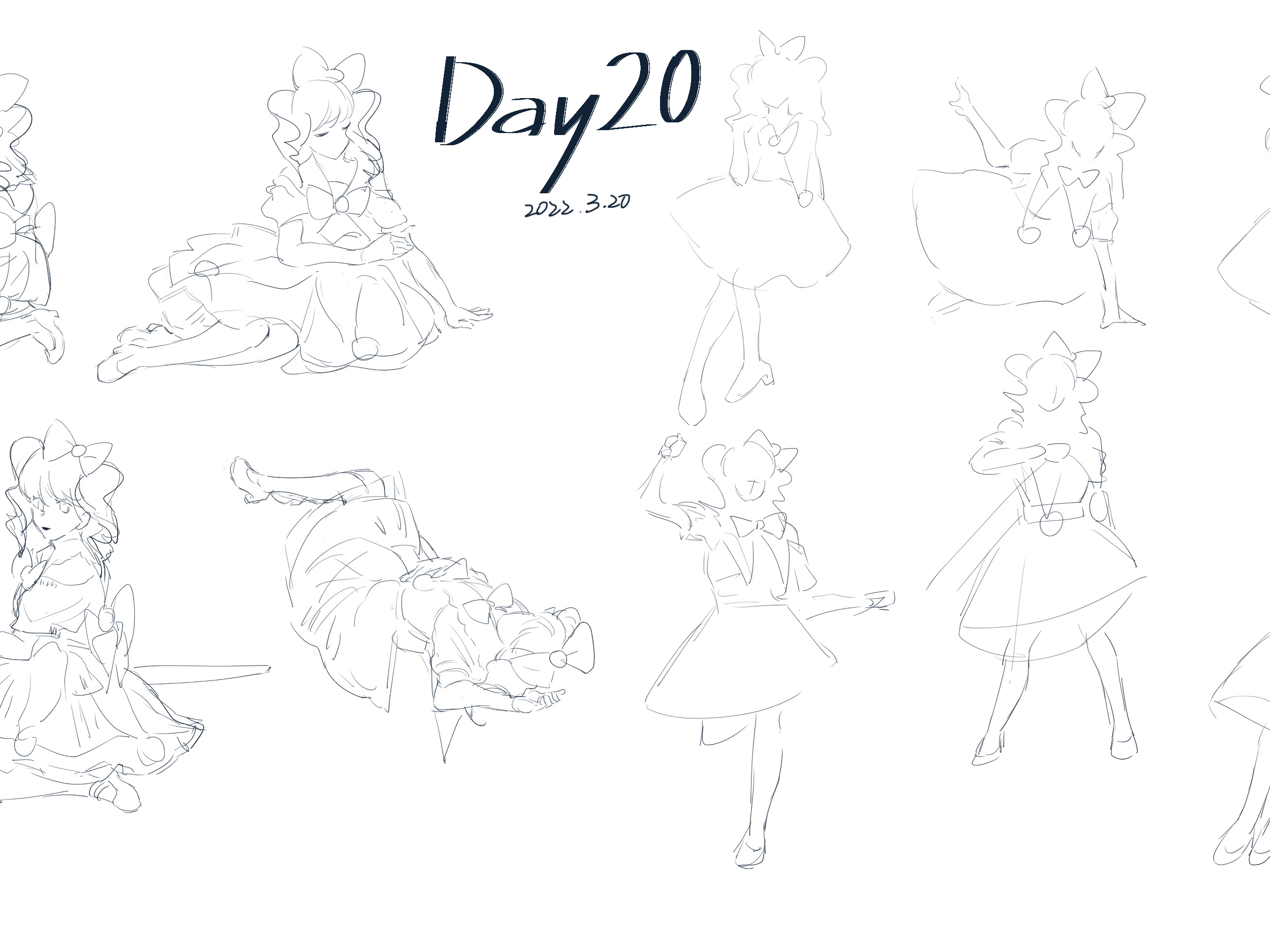 #速写60天挑战赛#day20@速写班长_快乐废物小熊-站酷ZCOOL