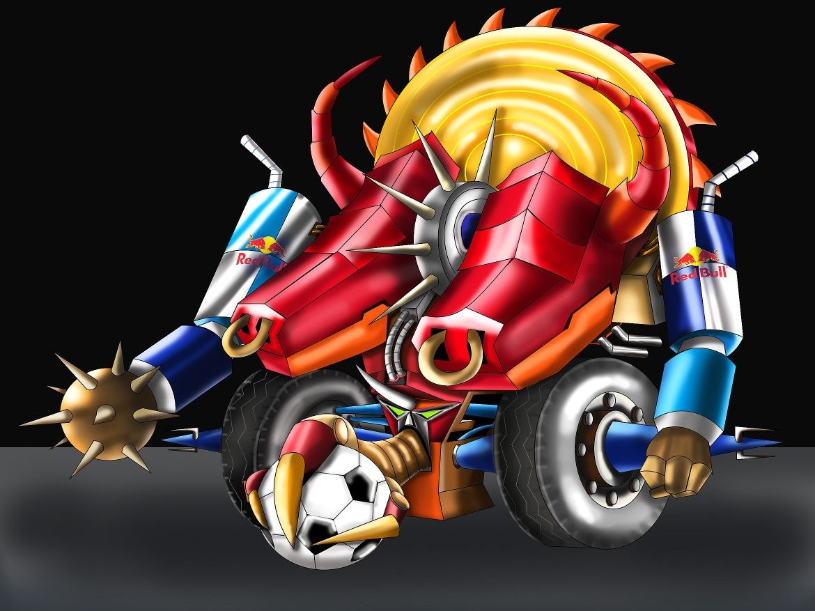 饮料界魔神机 red bull_原罪之王-站酷ZCOOL