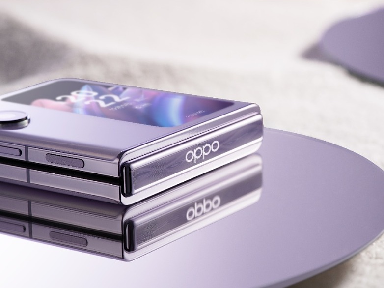 OPPO Find N2 Flip 慕紫手机图赏——风雨欲来_澜星科技-站酷ZCOOL