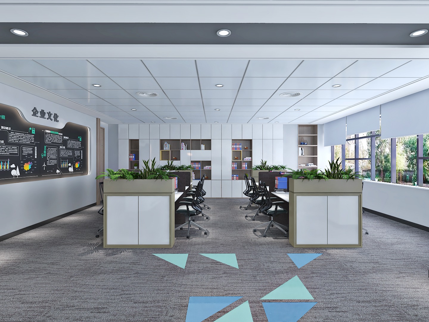 现代办公室设计_MMBLY-站酷ZCOOL